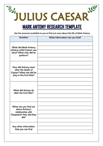 Julius Caesar - William Shakespeare - Act 3 Scene 2 - Mark Antony's ...