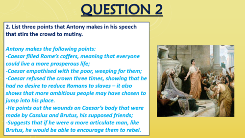 Julius Caesar - William Shakespeare - Act 3 Scene 2 - Mark Antony's ...