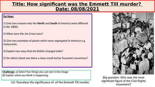 Emmett Till | Teaching Resources