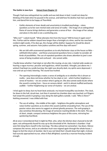 Introduction to Gothic Literature: Mini Scheme of Work | Teaching Resources