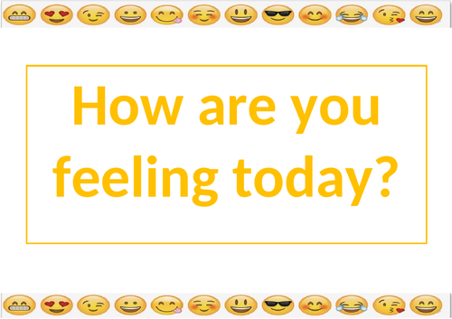 Emoji Emotion Check In | Teaching Resources