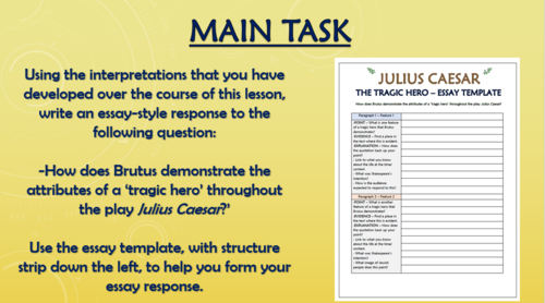 Julius Caesar - William Shakespeare - Act 5 Scene 5 - Brutus: The ...