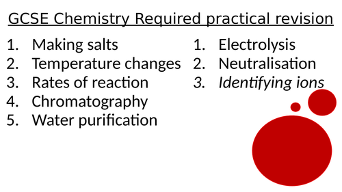 GCSE AQA Chemistry required practicals | Teaching Resources GCSE AQA Chemistry required practicals | Teaching Resources
