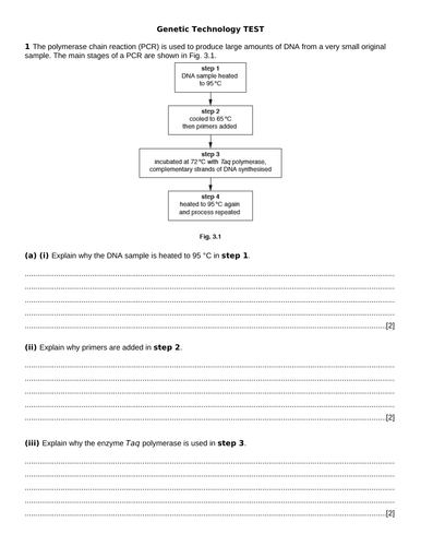 Biology A2 Level (CIE) End of Topic Tests - full set | Teaching Resources