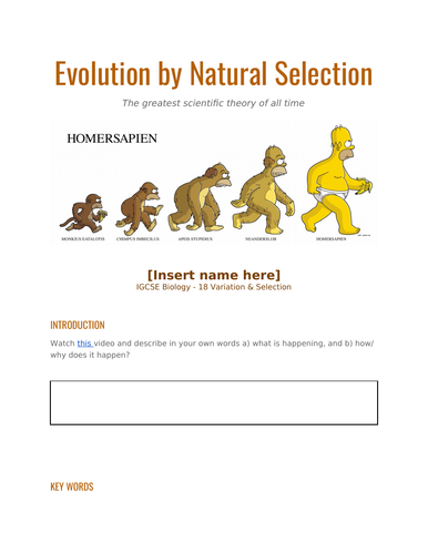 Biology (I)GSCE student online learning topics - selection | Teaching ...