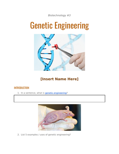 Biology (I)GSCE student online learning topics - selection | Teaching ...