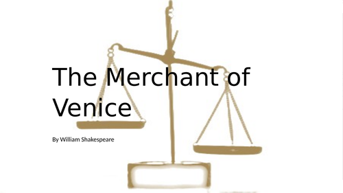 GCSE Merchant of Venice SOW | Teaching Resources
