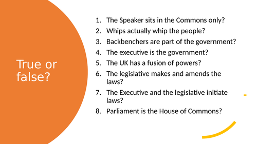 UK Parliament - Paper 2 | Teaching Resources