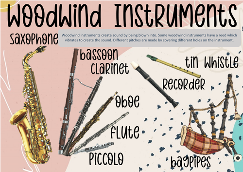 Musical Instrument Posters | Teaching Resources
