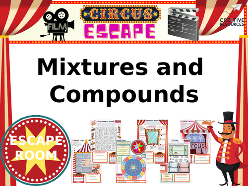 Mixtures and Compounds Escape Room | Teaching Resources