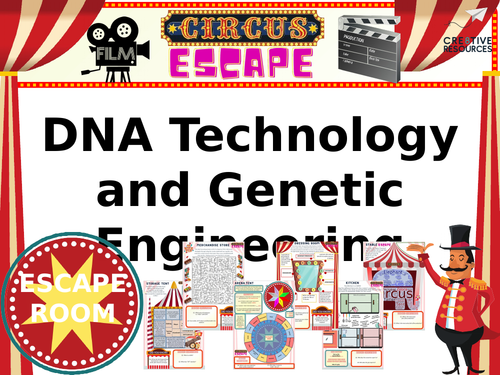 DNA Technology and Genetic Engineering Escape Room | Teaching Resources