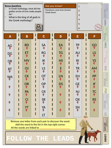 Ancient Greece Escape Room | Teaching Resources