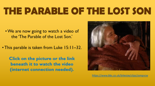Teachings of Jesus - The Parable of the Lost Son! | Teaching Resources