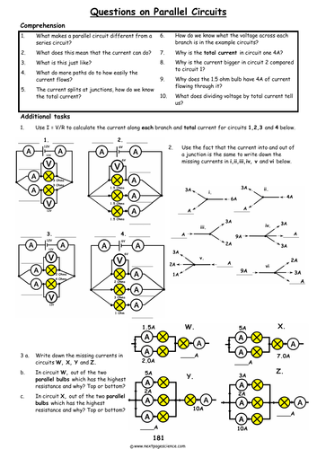 Parallel Circuits | Teaching Resources