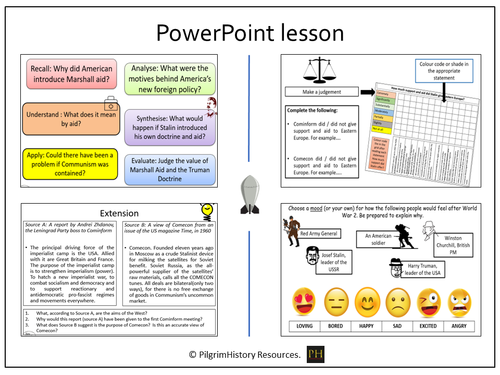 Cominform and Comecon GCSE History | Teaching Resources