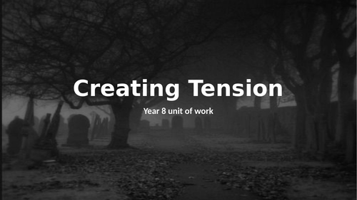 Creating Tension SoL | Teaching Resources