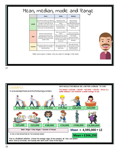 Functional Skills Maths Full Lesson-Averages and Range | Teaching Resources