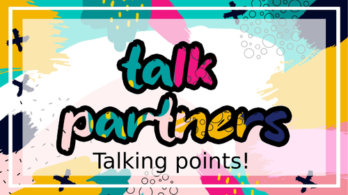 Talk Partners- Powerpoints, Activities and Printables | Teaching Resources