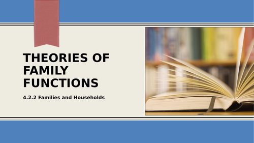 AQA A Level Sociology FAMILY | Teaching Resources