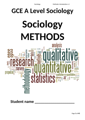 AQA A Level Sociology RESEARCH METHODS | Teaching Resources AQA A Level Sociology RESEARCH METHODS | Teaching Resources