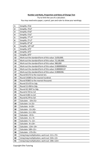 GCSE IGCSE Maths 9-1 Test Quiz 377 Questions and Answers Bank ...