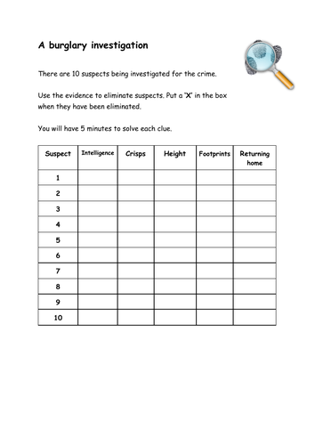 Data Handling Investigation | Teaching Resources