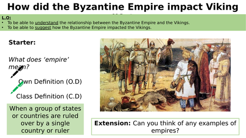 Vikings: Byzantine Empire Lesson | Teaching Resources Vikings: Byzantine Empire Lesson | Teaching Resources