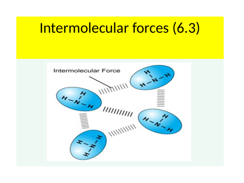 OCR A-level Chemistry - Shapes of molecules and intermolecular forces ...
