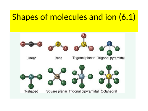 OCR A-level Chemistry - Shapes of molecules and intermolecular forces ...