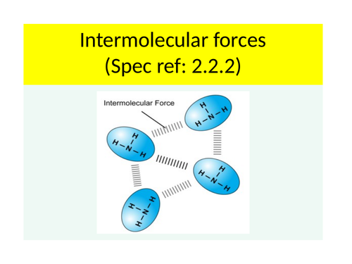 OCR A-level Chemistry - Shapes of molecules and intermolecular forces ...