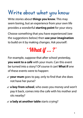 Creative writing - Year 4 resources | Teaching Resources