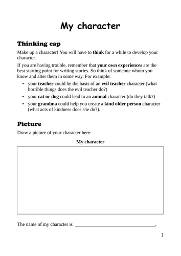 Creative writing - Year 4 resources | Teaching Resources