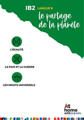 French Vocabulary List Sharing the Planet IB2 - Langue B | Teaching ...