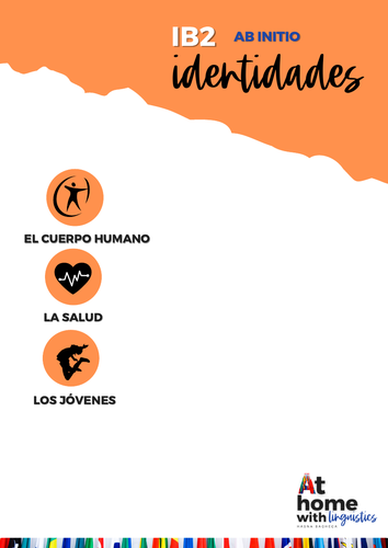 Spanish Vocabulary List Identities IB2 - Ab Initio | Teaching Resources