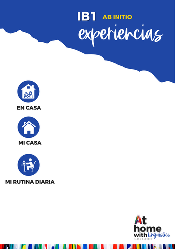 Spanish Vocabulary List Experiences IB1 & IB2 - Ab Initio | Teaching ...