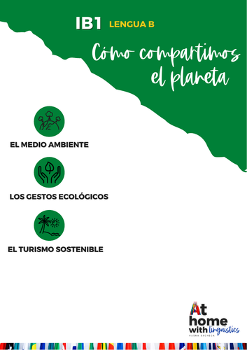 Spanish Vocabulary List Sharing the planet IB1 & IB2 - Lengua B ...