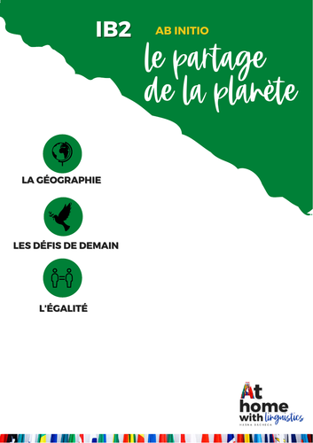 French Vocabulary List IB2 Ab Initio Pack - All 5 themes | Teaching ...