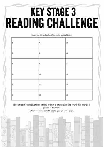 Reading Challenge | Teaching Resources