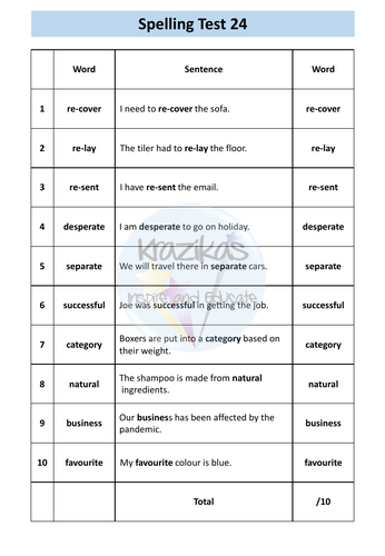 English Functional Skills - Entry Level 3 - Spelling Tests | Teaching ...