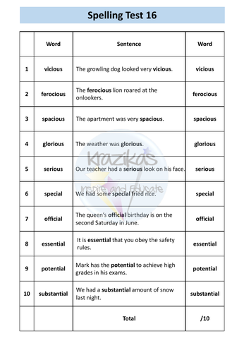 English Functional Skills - Entry Level 3 - Spelling Tests | Teaching ...