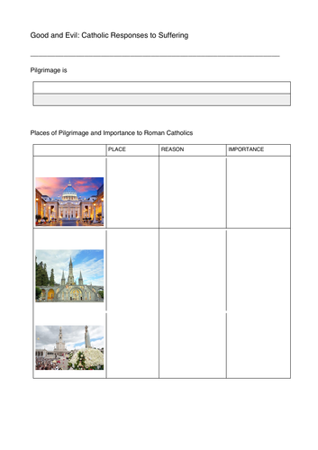 EDUQAS GCSE ROUTE B Roman Catholic Christianity Good and Evil and ...
