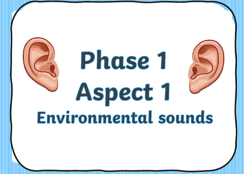 Phase 1 Phonics - Environmental sounds games | Teaching Resources