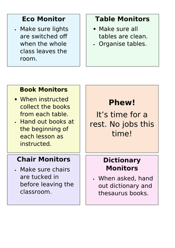 Class Monitors - Boho | Teaching Resources