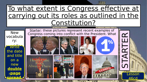 Edexcel A Level USA Politics Lessons 58-61 (Interpretations & Debates ...