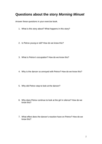 Essay writing: the short story | Teaching Resources