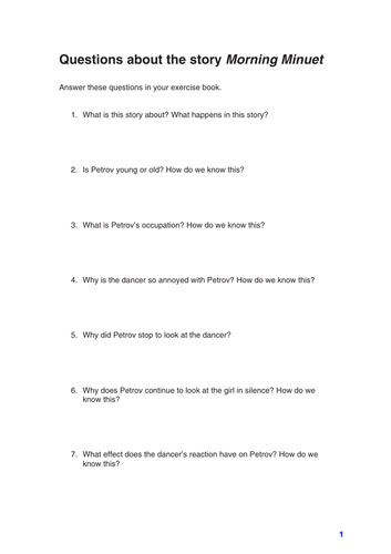 Essay writing: the short story | Teaching Resources