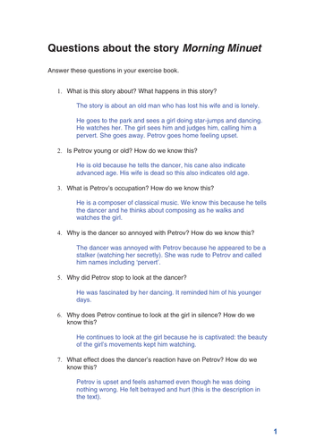 Essay writing: the short story | Teaching Resources