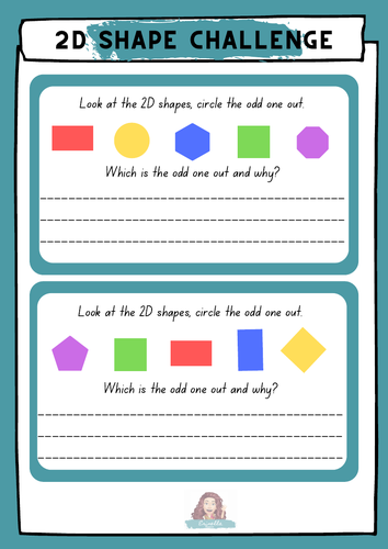 2D Shape challenge | Teaching Resources