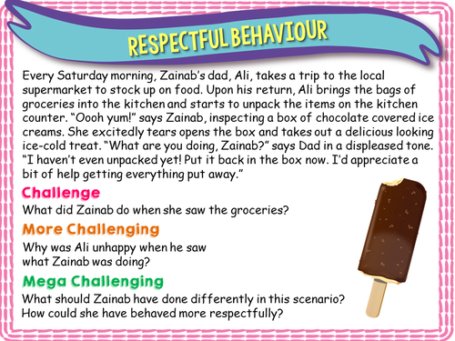 Respectful Responsible Behaviour | Teaching Resources