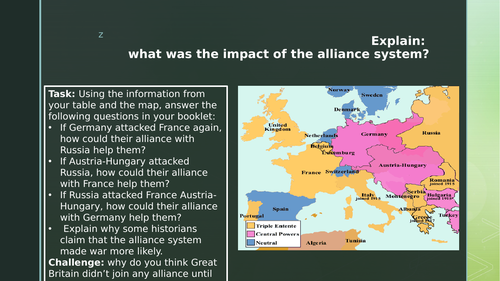 Conflict & Tension Lesson 3: The Alliance System | Teaching Resources Conflict & Tension Lesson 3: The Alliance System | Teaching Resources